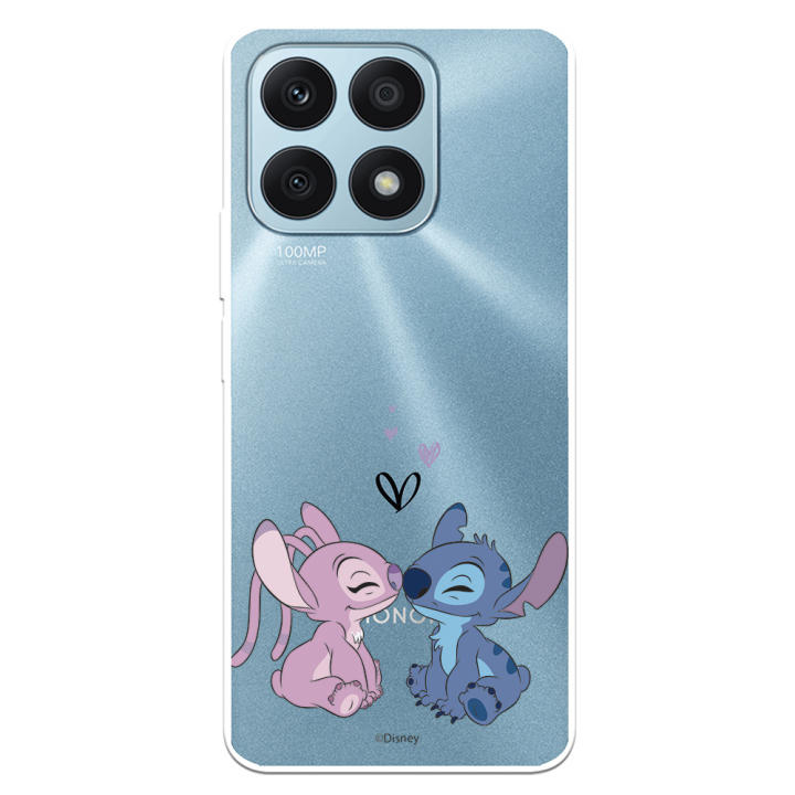 Funda para Honor X8A Oficial de Disney Angel & Stitch Beso - Lilo ...
