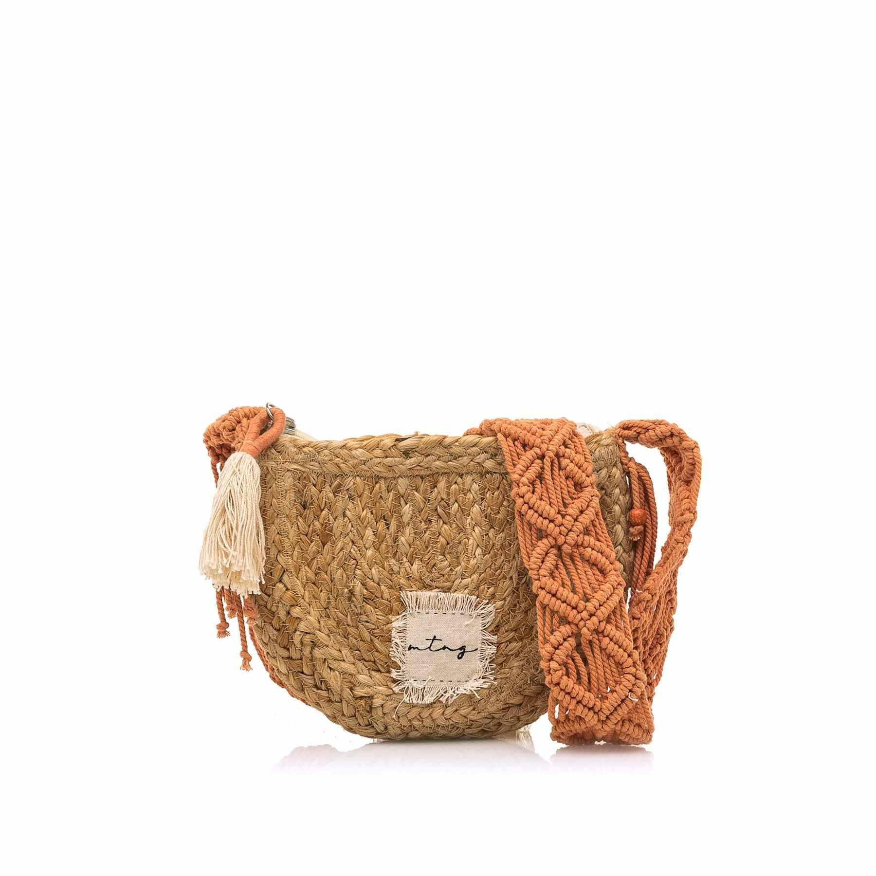 MTNG bandoleras mujer hart naranja con cierre cremallera | Miravia