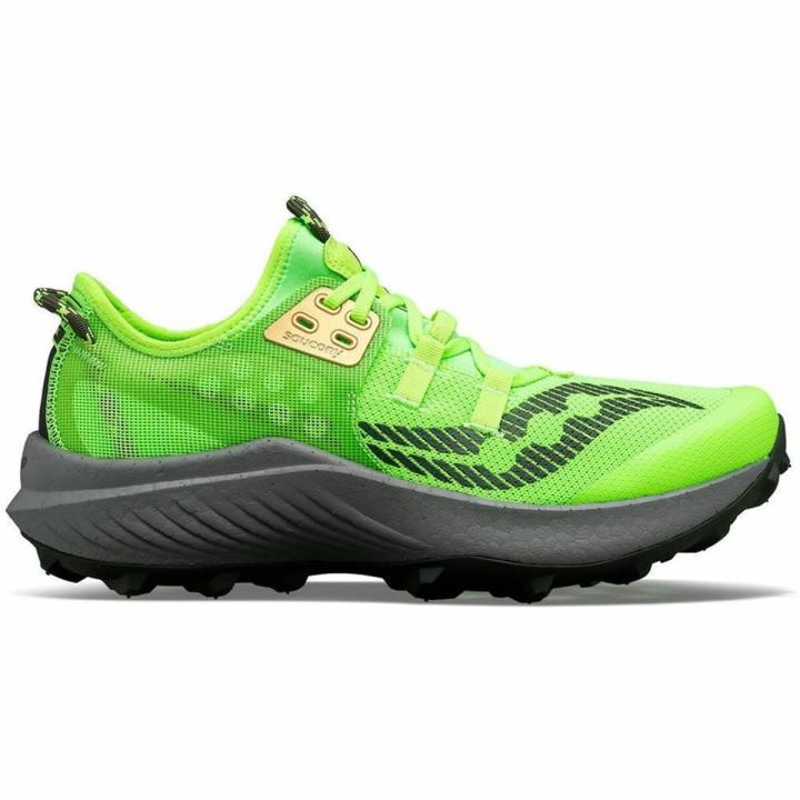 Zapatillas Deportivas Hombre Saucony Wave Daichi 7 Verde limón | Miravia