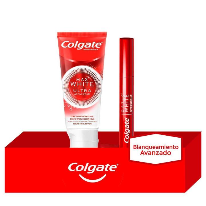 COLGATE Pack de Blanqueamiento: pasta de dientes Max White Ultra 50ml y ...