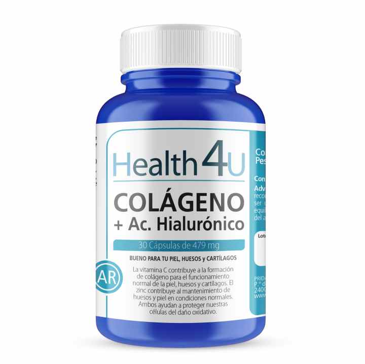 H4U Colágeno + Ácido hialurónico 30 cápsulas - Cuidado y regeneración ...