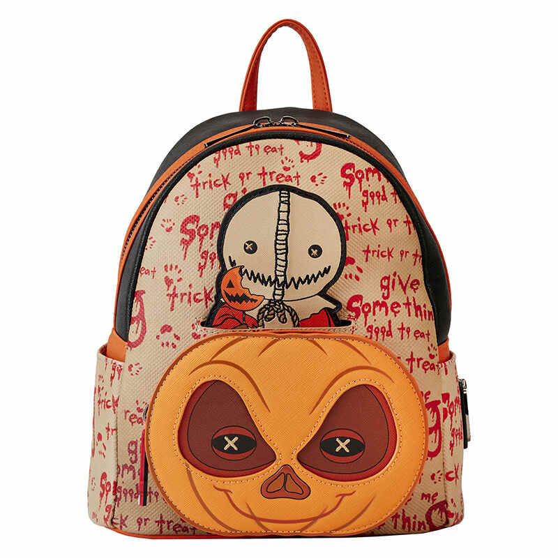 Loungefly Trick 'r Treat Sam Pumpkin Mini Backpack | Miravia