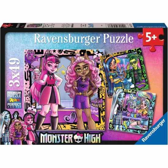 MONSTER HIGH PUZZLE TRIPLE 3X49 PIEZAS | Miravia