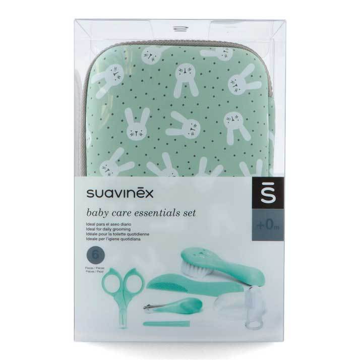 Suavinex Kit Cuidado Bebé +0m Verde con 6 Productos Esenciales | Miravia