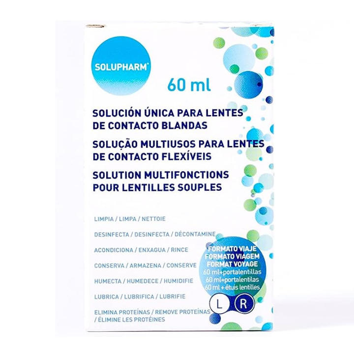 SOLUPHARM SOL UNICA 60ML + PORTA LENTILLAS | Miravia