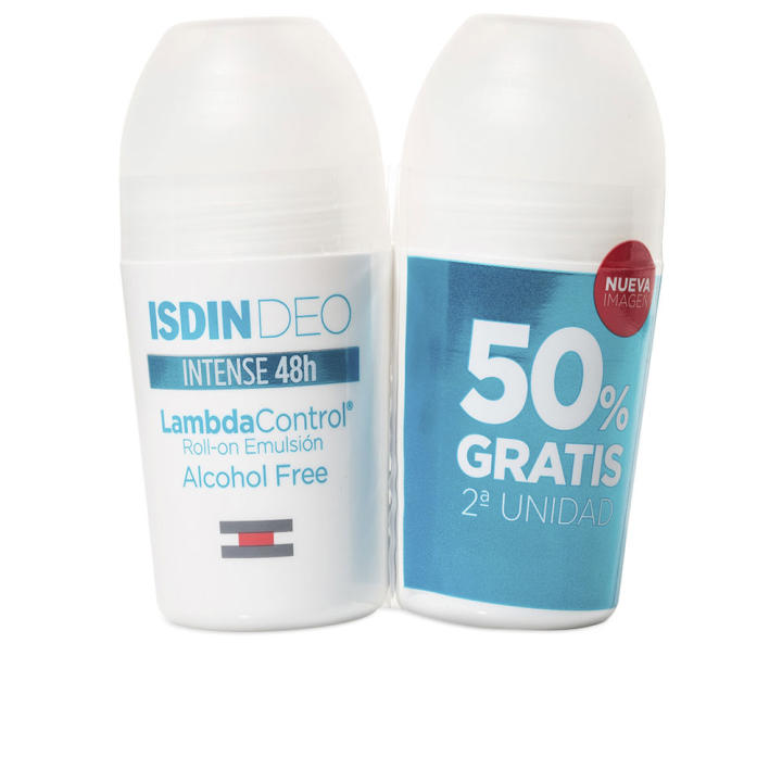 Isdin | LAMBDA CONTROL intense 48h desodorante roll-on emulsión duo 2 x 50 ml | Higiene | | Miravia