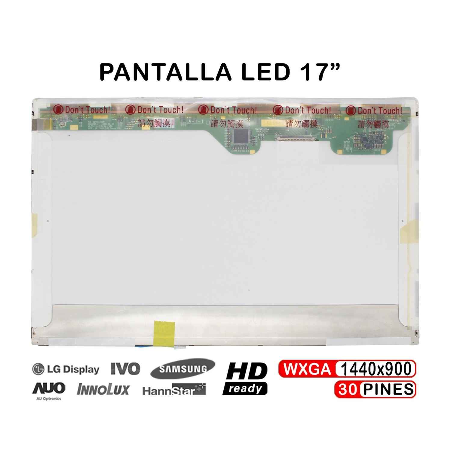 PANTALLA LCD DE 17" PARA PORTÁTIL LP171W01 LP171WP4 LP171WX2 LTN170X2 ...