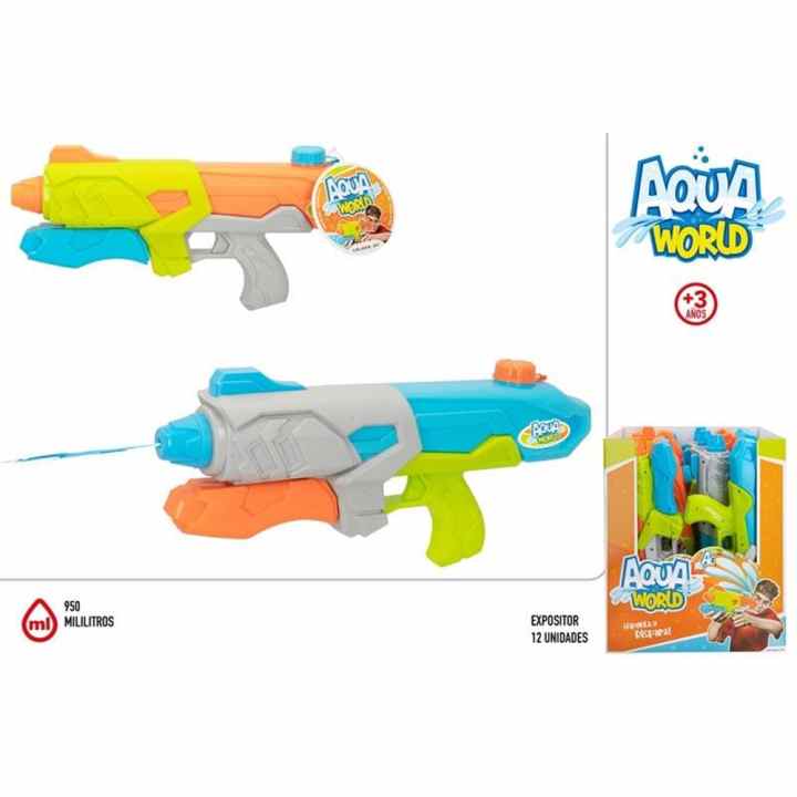 Pistola de Agua Aqua World 41,5 cm - Modelos surtidos (Color Baby - 49496) | Miravia