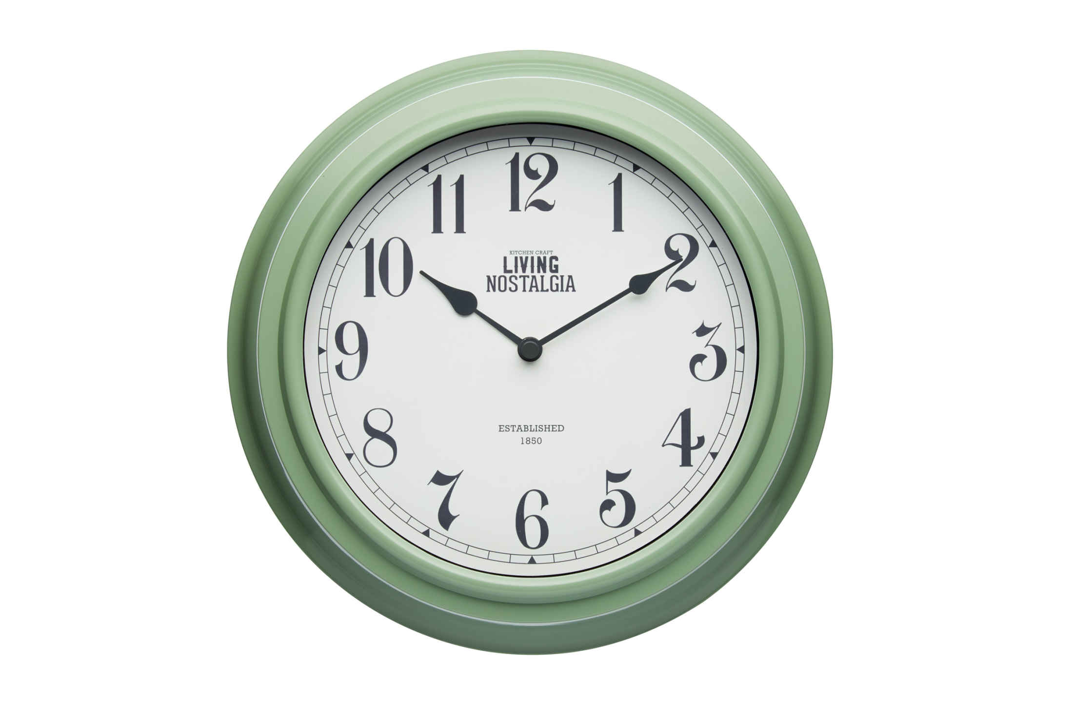 KitchenCraft Living Nostalgia - Reloj de pared analógico, 25,5 cm ...