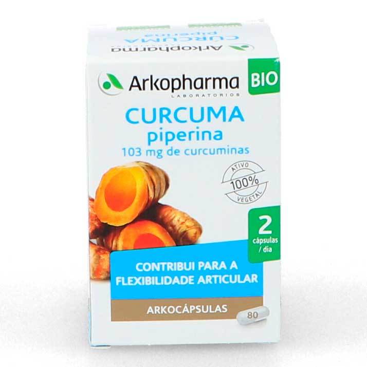 Arkopharma curcuma piperina bio 80 caps. | Miravia