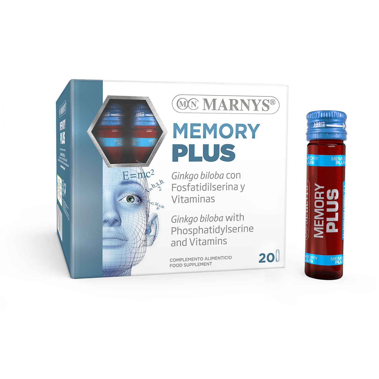 Memory Plus 20 ampollas de 10ml | MARNYS® | Miravia