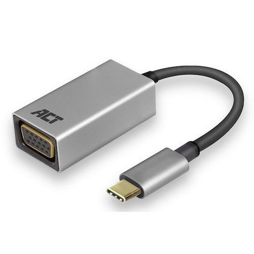 ACT Convertidor USB 3.1 Gen 1 C M -> VGA H 1920x1080 0.15 mts Metalico | Miravia