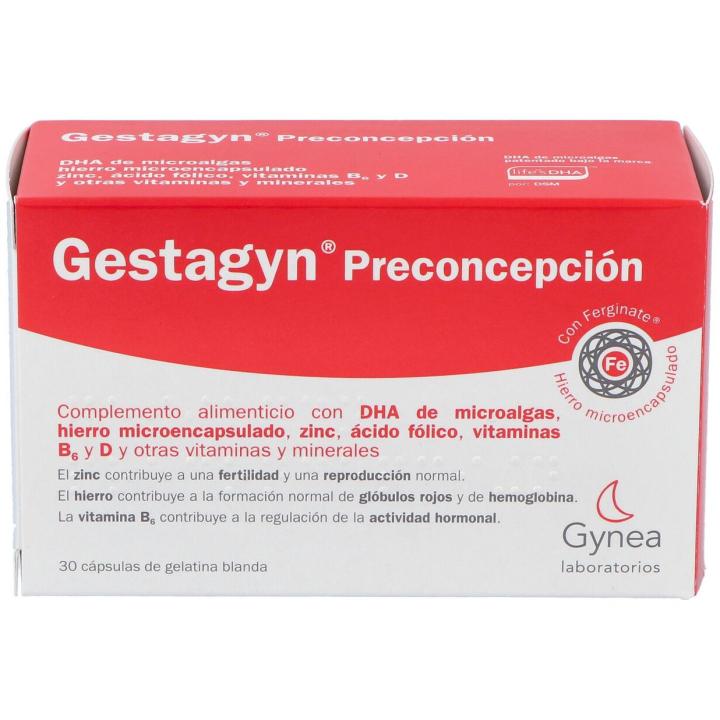 Gestagyn Preconcepcion Dha 30 Cápsulas | Miravia