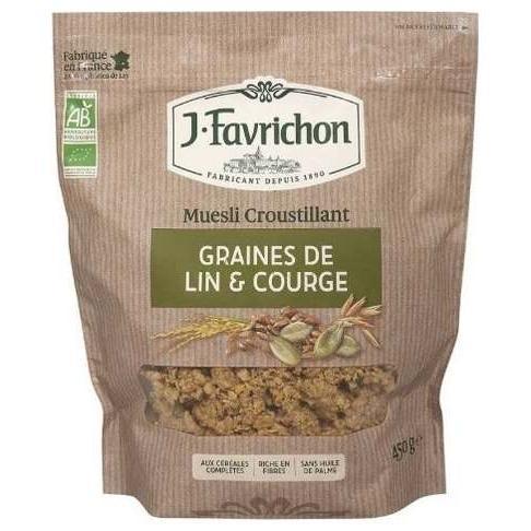 Joseph Favrichon Crunchy Muesli Semillas Lino Y Calabaza 350G | Miravia