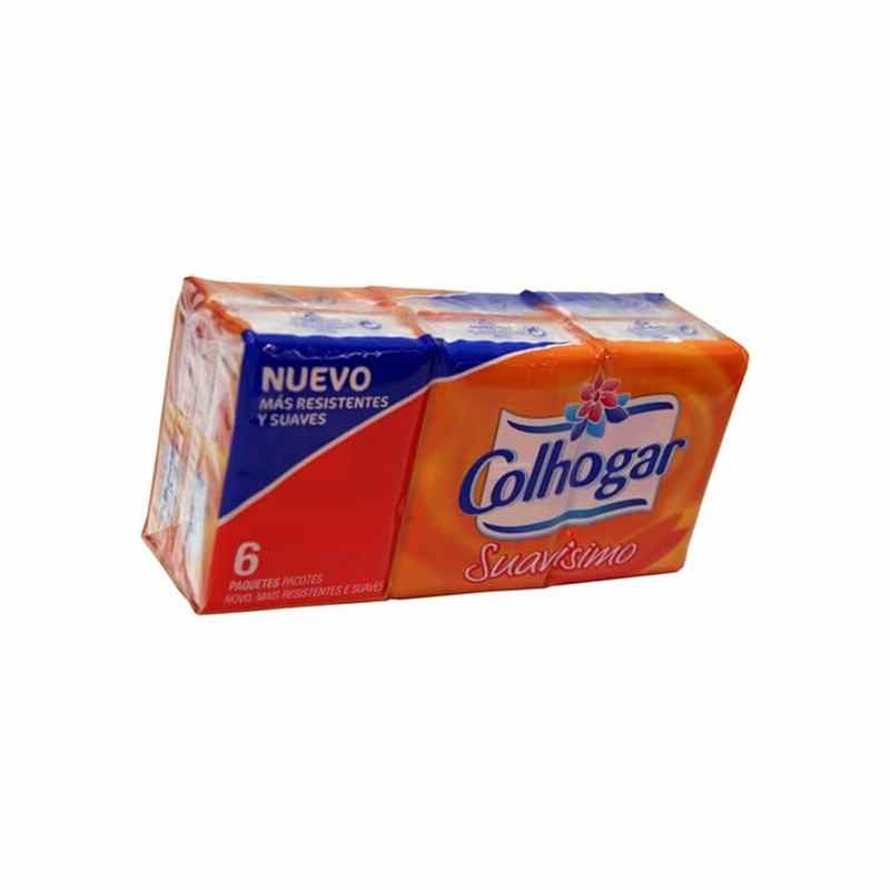 COLHOGAR - COLHOGAR PAÑUELOS DE BOLSILLO - PACK DE 6 PAQUETES DE ...