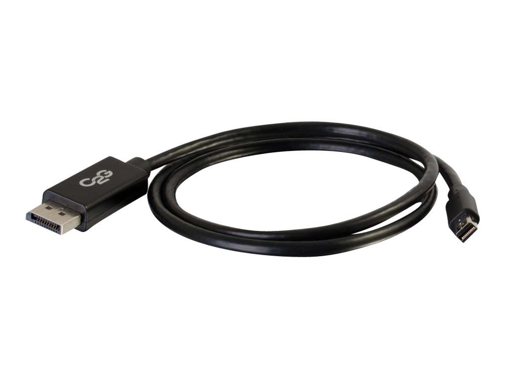 C2G 2m Mini DisplayPort to DisplayPort Adapter Cable 4K UHD - Black ...
