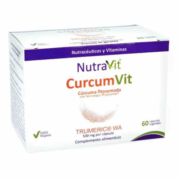 Curcumvit 60 cápsulas de 775mg | NutraVit | Miravia