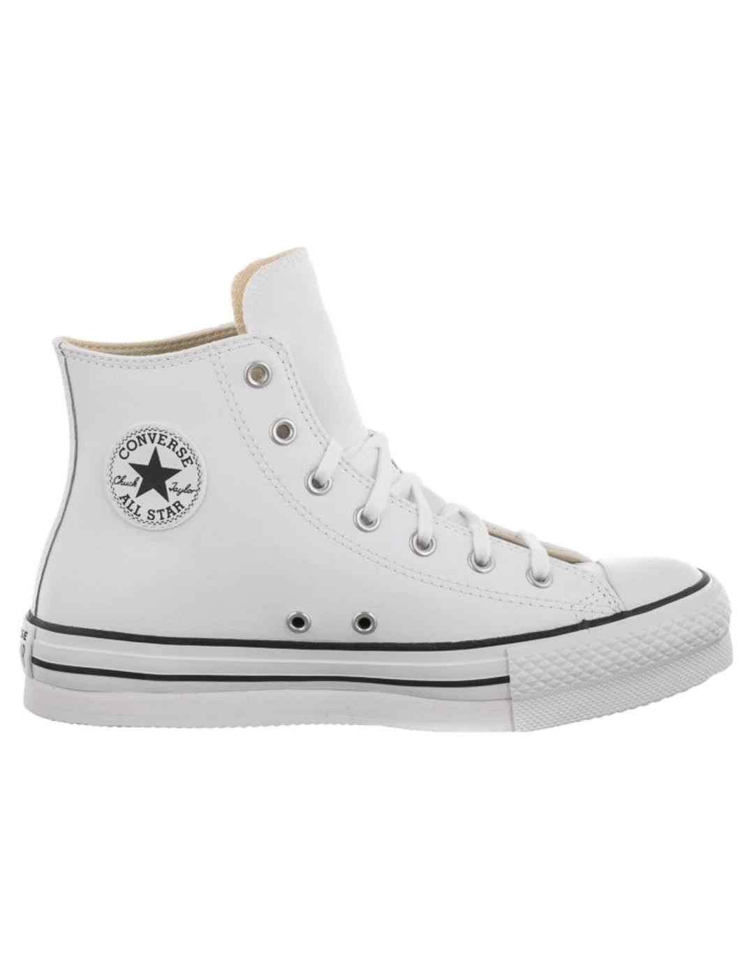 Zapatilla Blanca Leather Ctas Eva Lift Converse | Miravia