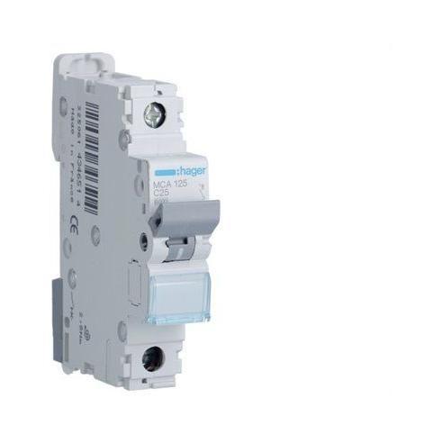 HAGER MCA125 | Automático magnetotérmico M curva-C 6kA 1P 25A | Miravia