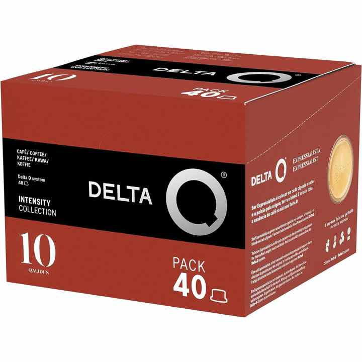 Delta Q - Cápsulas de Café Molido Qalidus - Espresso Intenso con Notas ...