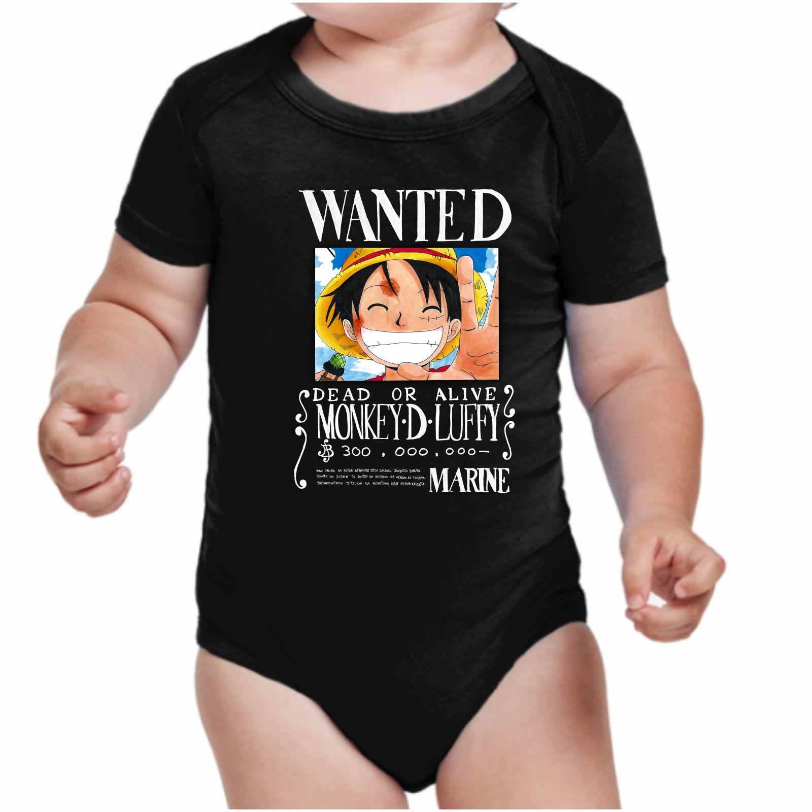 The Fan Tee Body de Bebe One Piece Zoro Monkey Luffy Nami Usopp Manga ...