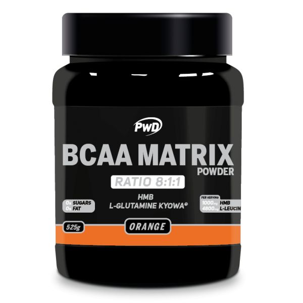 BCAA Matrix (Sabor Naranja) 525 g (Naranja) | Pwd | Miravia