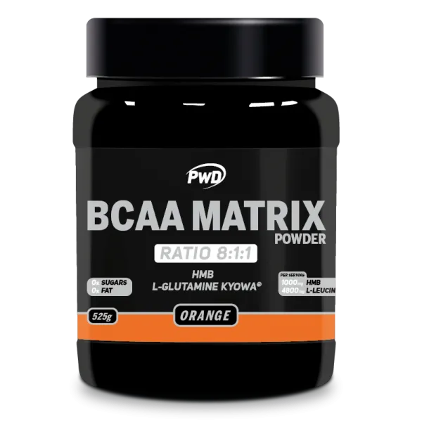 BCAA Matrix (Sabor Naranja) 525 g (Naranja) | Pwd | Miravia