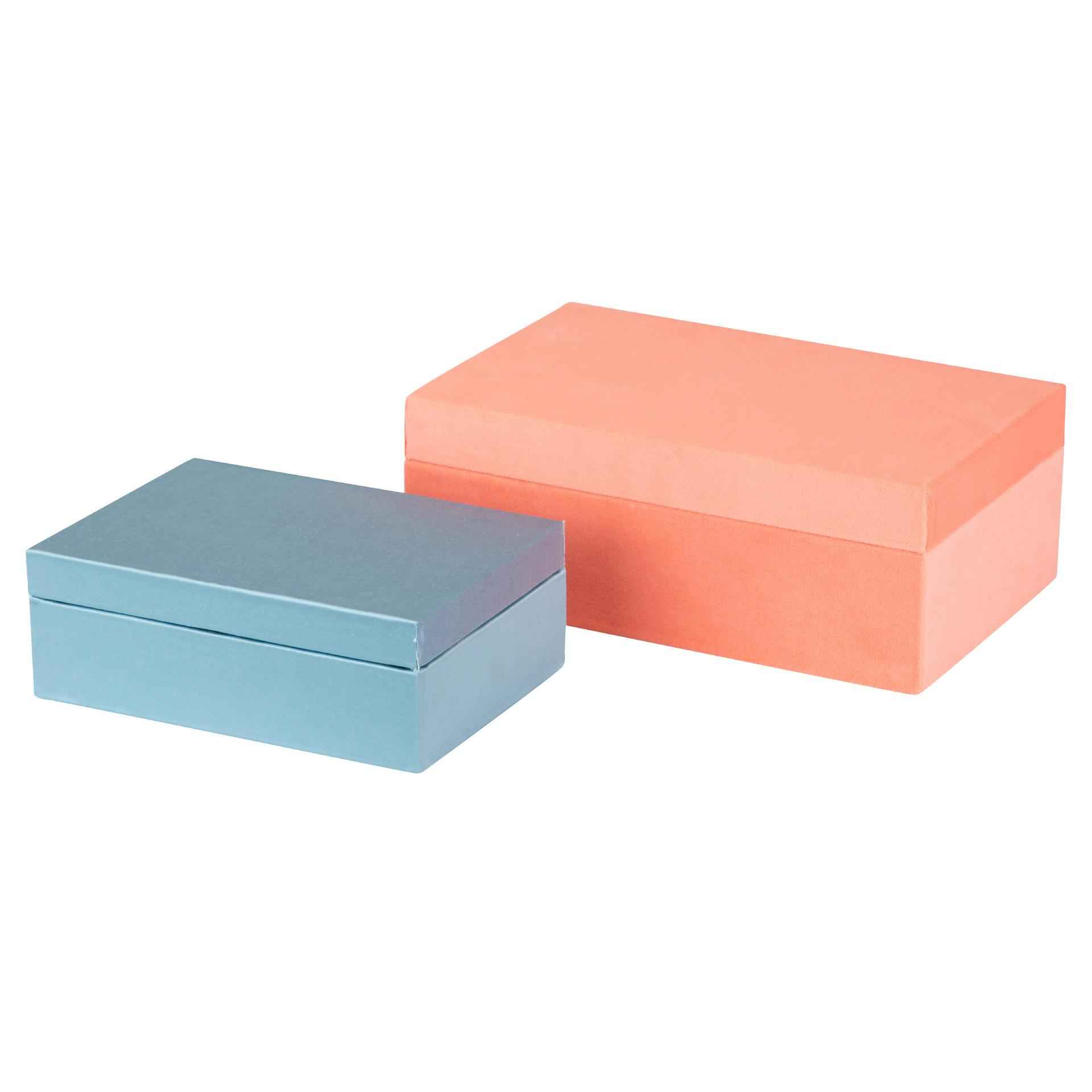 Set 2 Cajas 27x17x10 / 20x14x7,5 Cm | Miravia