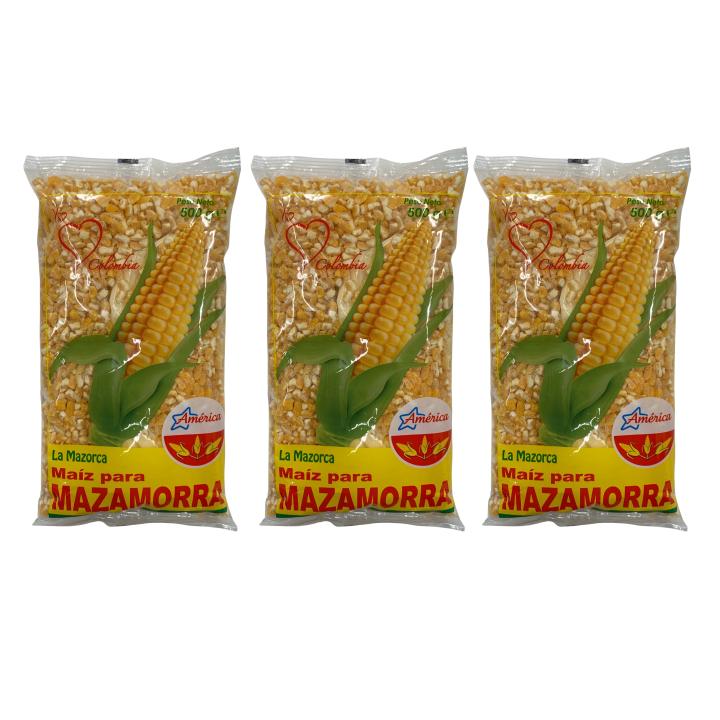 3 BOLSAS DE MAIZ PARA MAZAMORRA DE 500 G. MAIZ TRILLADO. NATURAL 100% ...