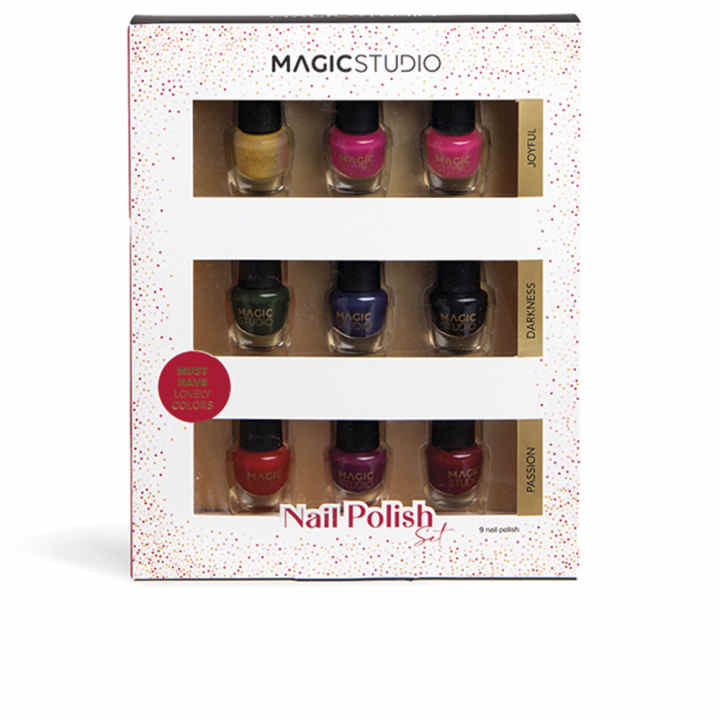 Magic Studio | COLORFUL COMPLETE NAIL POLISH LOTE 9 pz | EN | Miravia