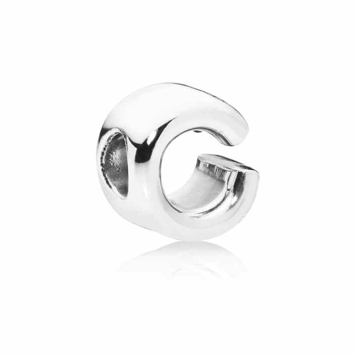 Charm Pandora 797457 mujer plata letra C | Miravia