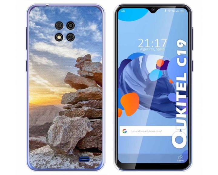 Tumundosmartphone Funda Gel TPU Personalizada Oukitel C19 Diseño Sunset ...
