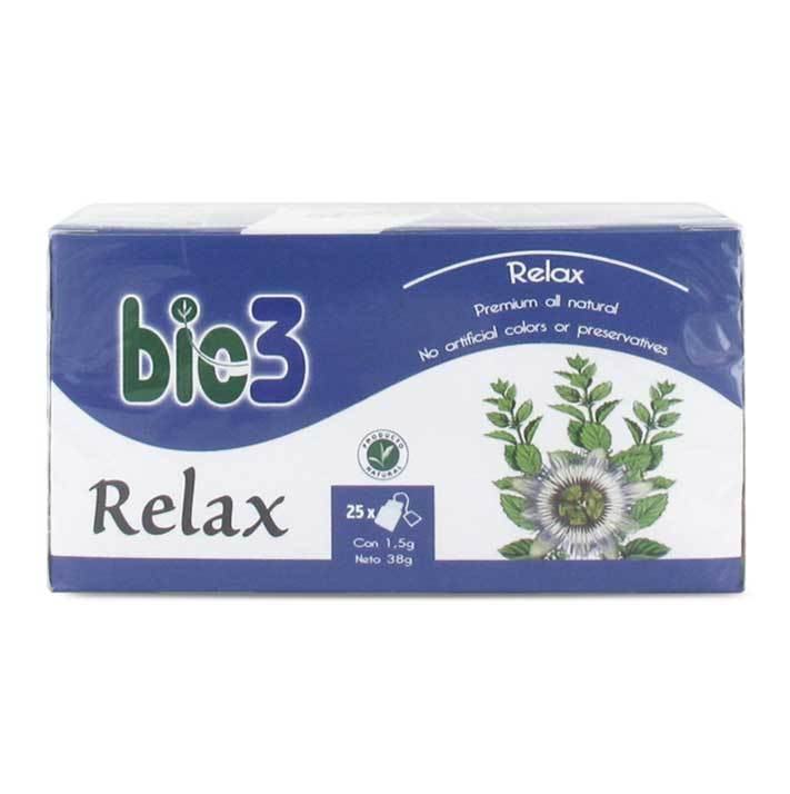 Bio3 Infusión Relajante Melisa y Pasiflora 25 Bolsitas | Miravia