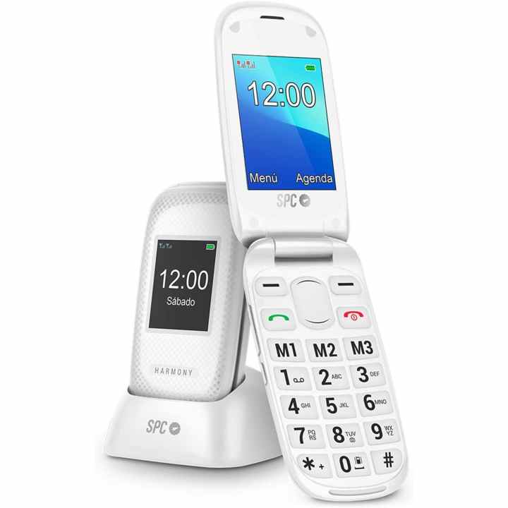 Spc telefono movil para mayores con botones grandes - tapa y botones ...