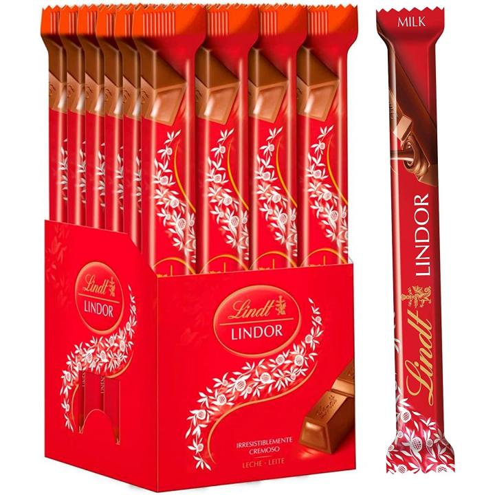 Lindt, Lindor Lindt Sticks - Cremosos Sticks de Chocolate con Leche ...