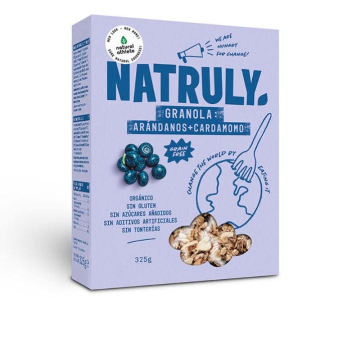 Natruly-Cereales Natruly Granola Árandanos Orgánica Cardamomo (325 g ...