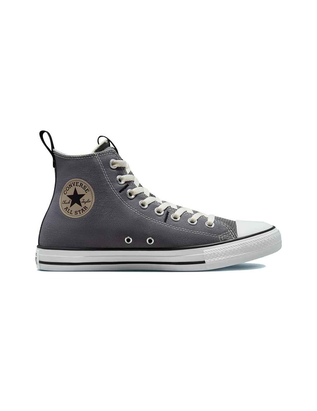 Zapatilla Hombre Converse Ctas Hi Gris Oscuro | Miravia