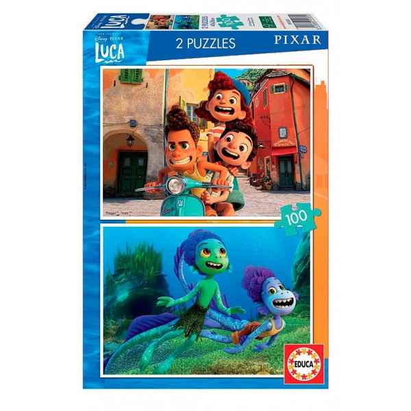 Puzzle Educa Luca Disney de 2 x 100 Piezas | Miravia