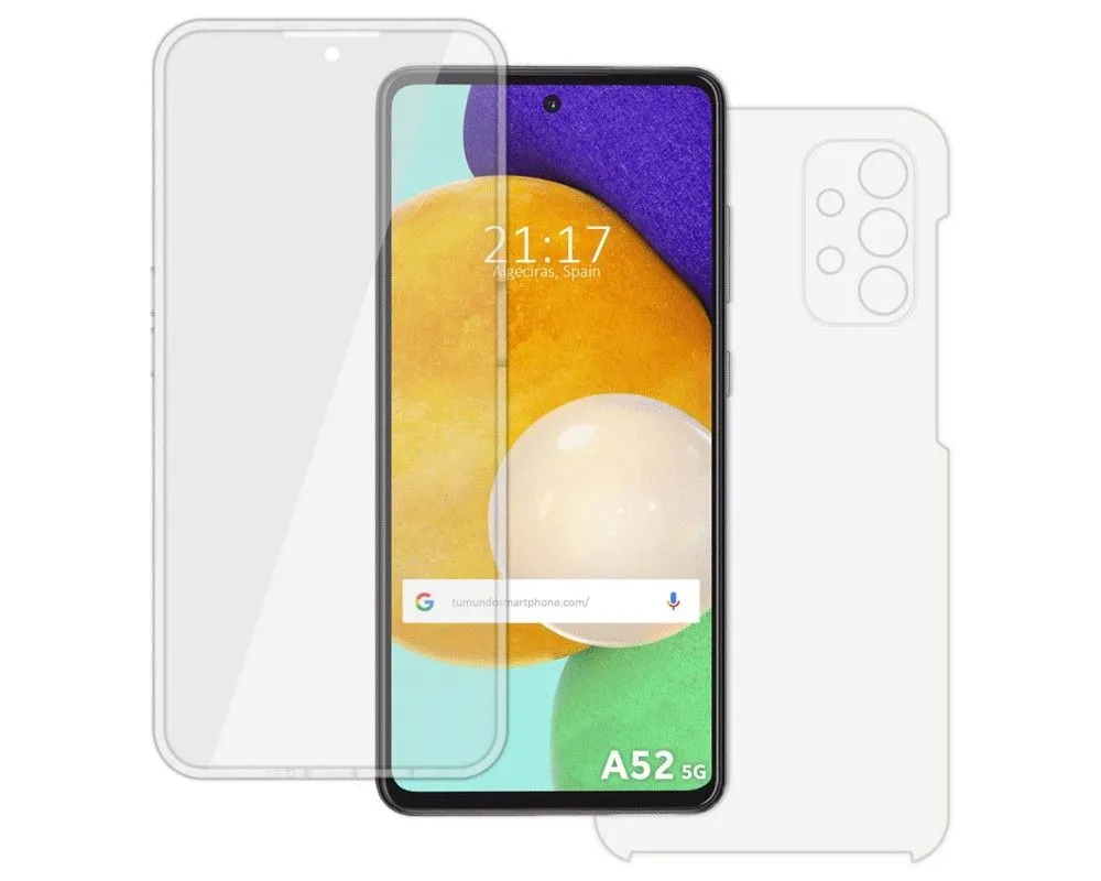Funda Completa Transparente Pc + Tpu Full Body 360 para Samsung Galaxy ...
