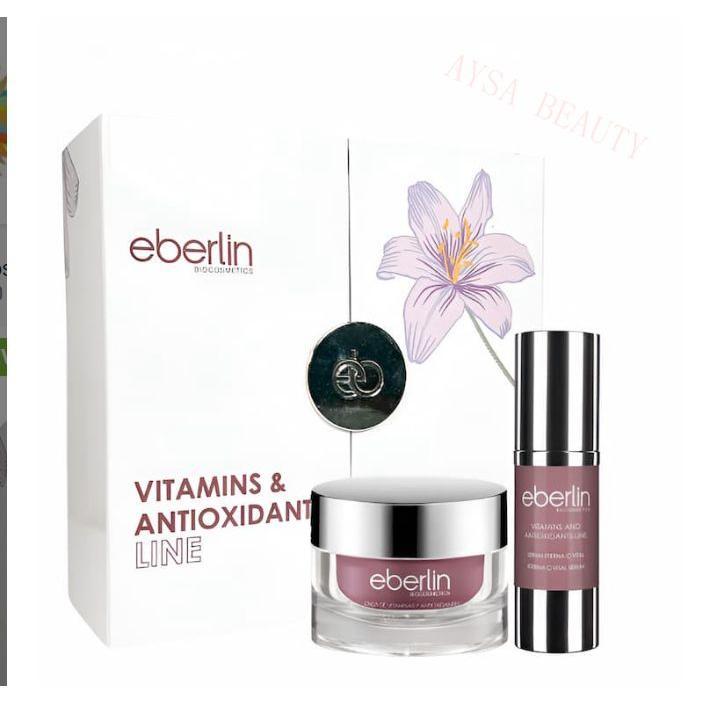 KIT CAJA ETERNA C VITAL CREMA + SÉRUM - EBERLIN BIOCOSMETICS - 50 ML + 30 ML | Miravia