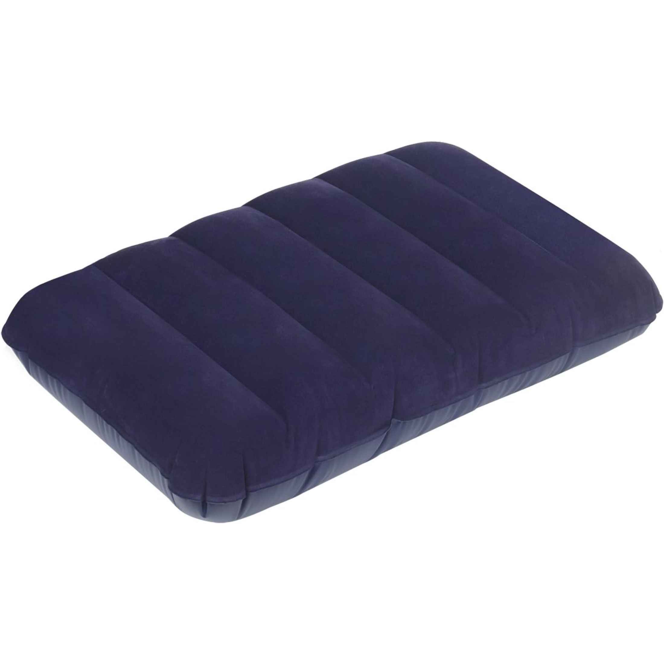 Almohada Inflable Azul Marino Grande, Almohadilla Inflable para Viajar ...