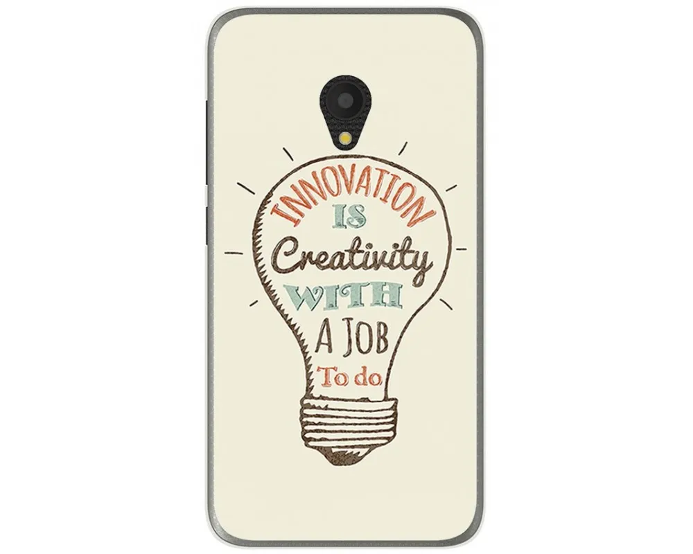 Funda Gel Tpu para Alcatel U5 (4G) / Orange Rise 52 Diseño Creativity ...