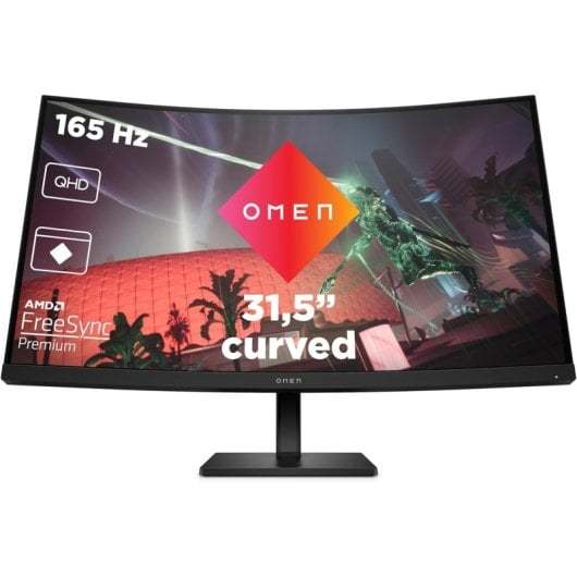 HP OMEN 32c 31.5" LED QHD 165Hz FreeSync Premium Curva | Miravia