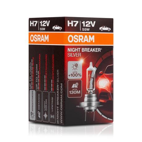 OSRAM Lámpara OSRAM ® 64210NBS H7 1 Night B Silver 55W12V+100 | Miravia