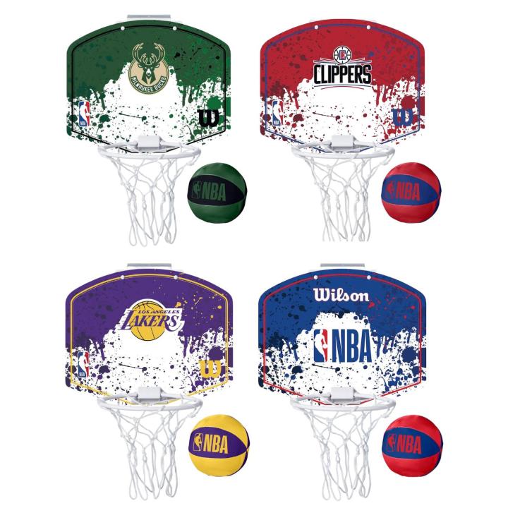 Set Minicanasta y balón Wilson Nba Team Mini Aro | Miravia