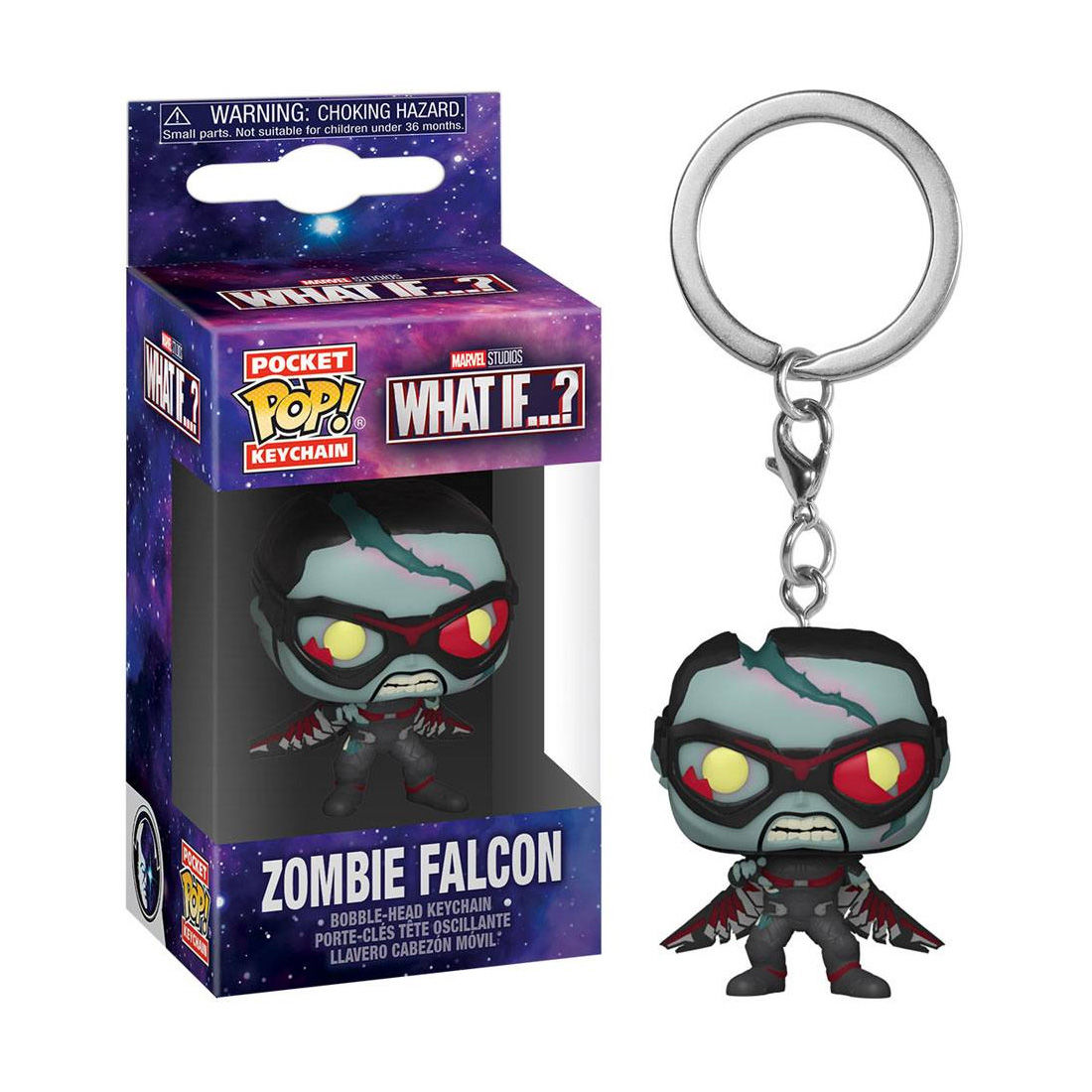 MARVEL (WHAT IF.?) - POP KEYCHAIN ZOMBIE FALCON | Miravia