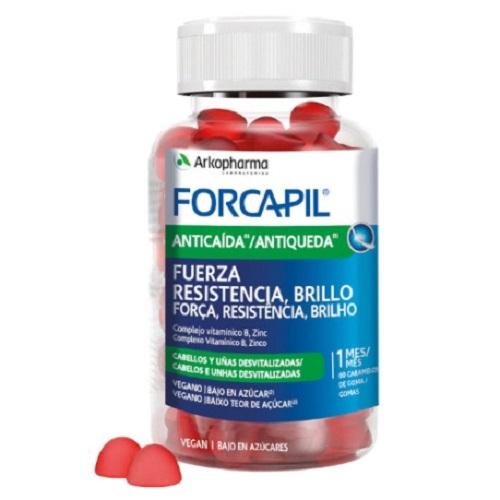 Arko Forcapil Anticaida Gominolas Vitaminas B y Zinc 60 Unidades | Miravia