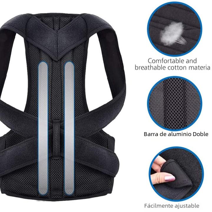 Bokeds Corrector de postura para espalda, cinturón de Soporte Lumbar ...