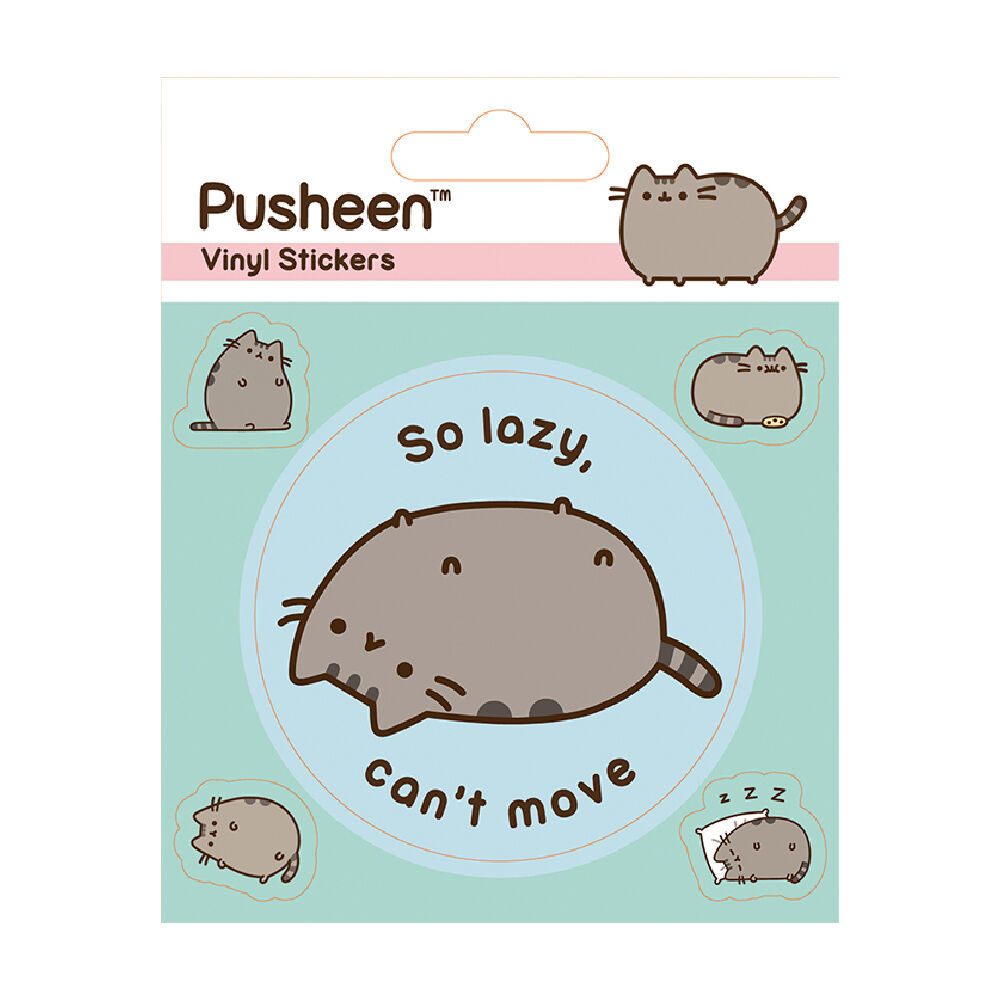 Juego de pegatinas Pusheen Lazy | Miravia