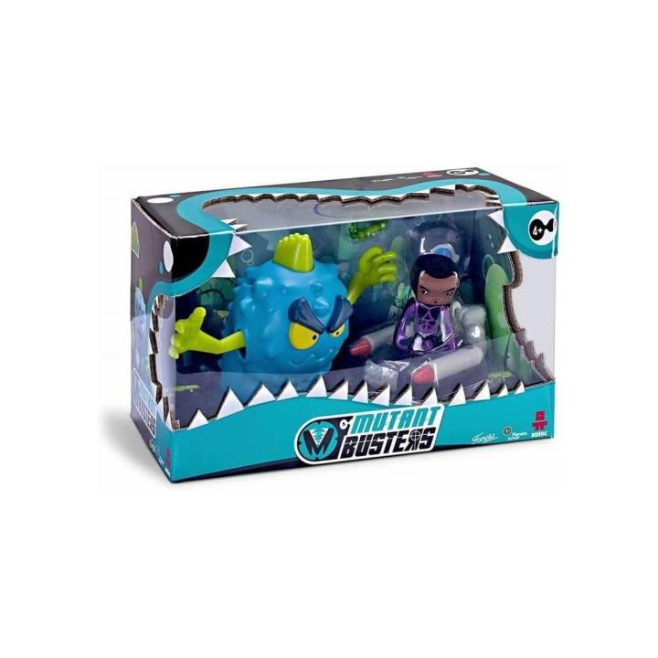 MUTANT BUSTERS - Figura de Acción con Lancha de Rescate - Coleccionable ...